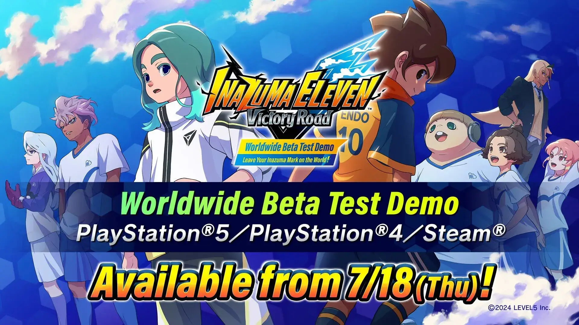 ¡Ya tenemos fecha para la beta de Inazuma Eleven: Victory Road en PS5 y PC! | Versión Alpha