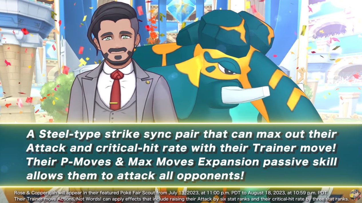 Pokémon Masters EX introducirá a Rose y Copperajah junto a Olivia y ...