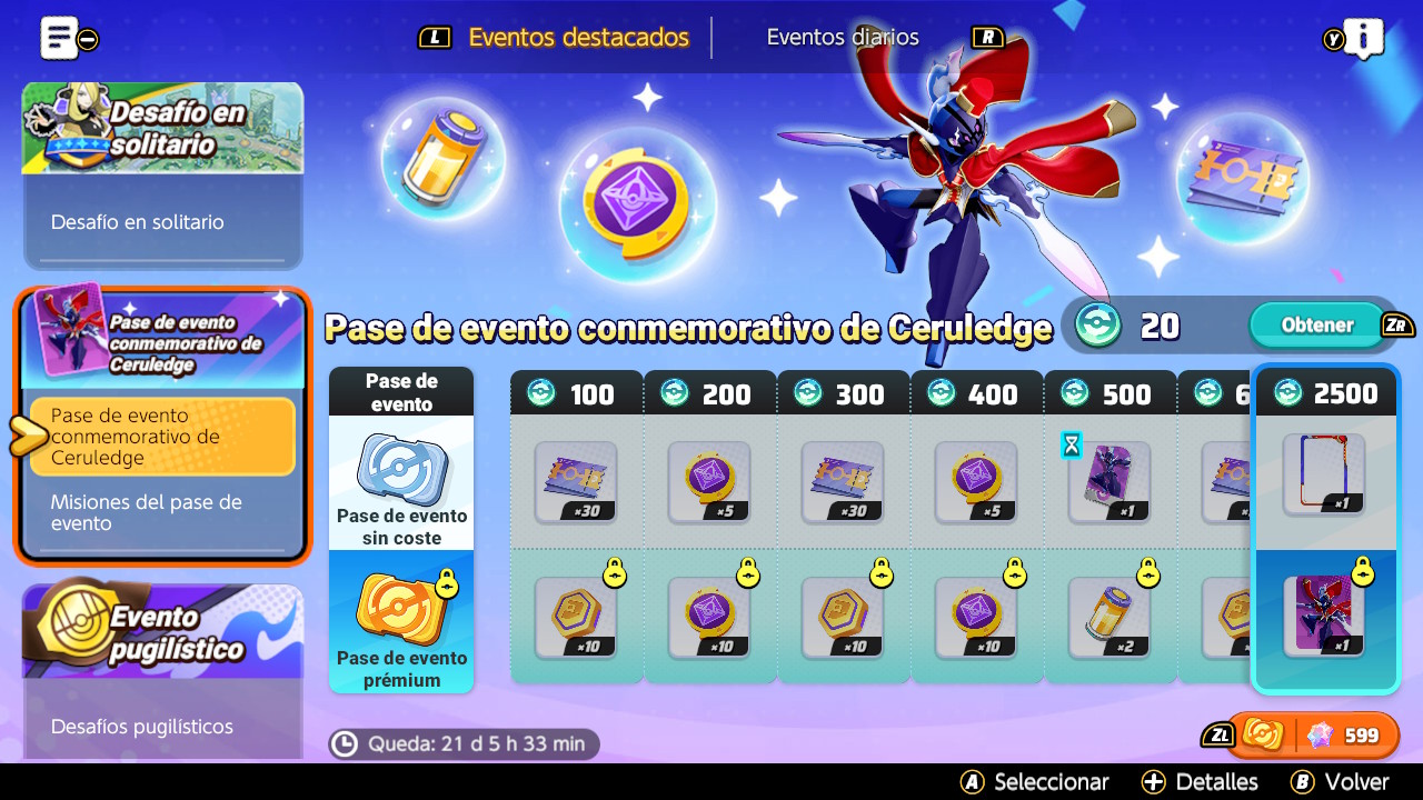 Ceruledge llega a Pokémon UNITE junto a un pequeño evento temporal ...