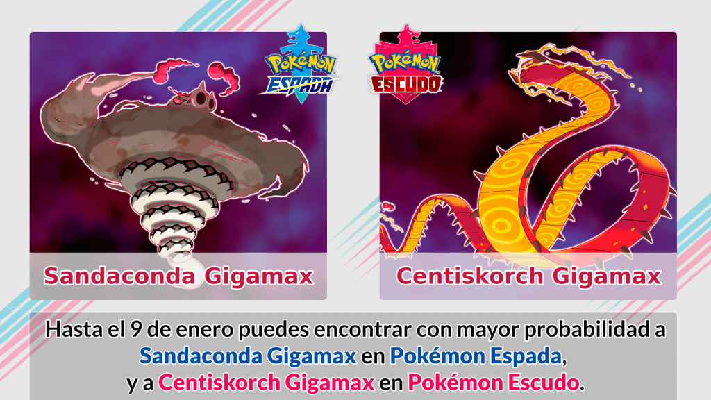 Anunciado un nuevo evento de Sandaconda y Centiskorch Gigamax para ...
